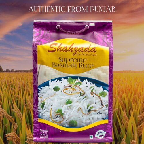 Supreme Basmati Rice 10- Slender, Fluffy, and Non-Sticky Grains Rice