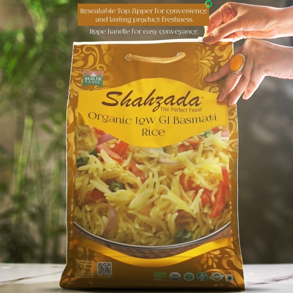 Organic Low GI Basmati Rice - Diabetic-Friendly Specially Processed Rice
